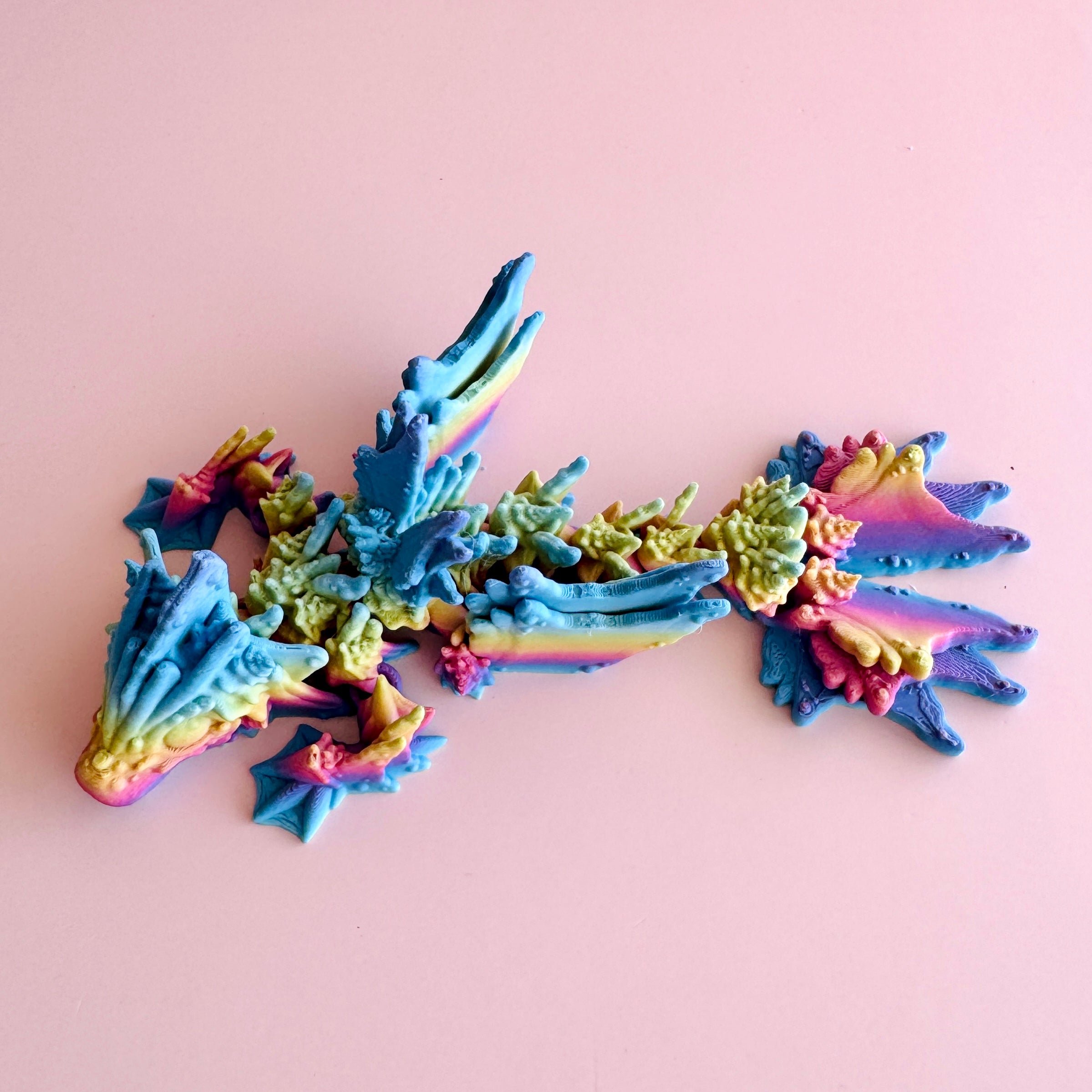 Ocean Wing Dragon Tadling – Majestic 3D-Printed Fantasy Figure