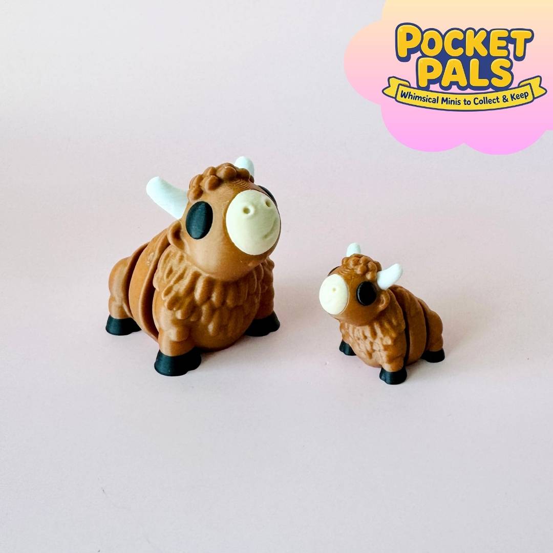 Bison Pocket Pal – Mini and Classic Collectible Wildlife Figure