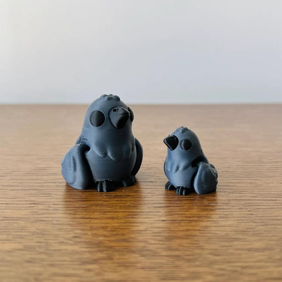 Mini Crow – Charming 3D-Printed Figurine