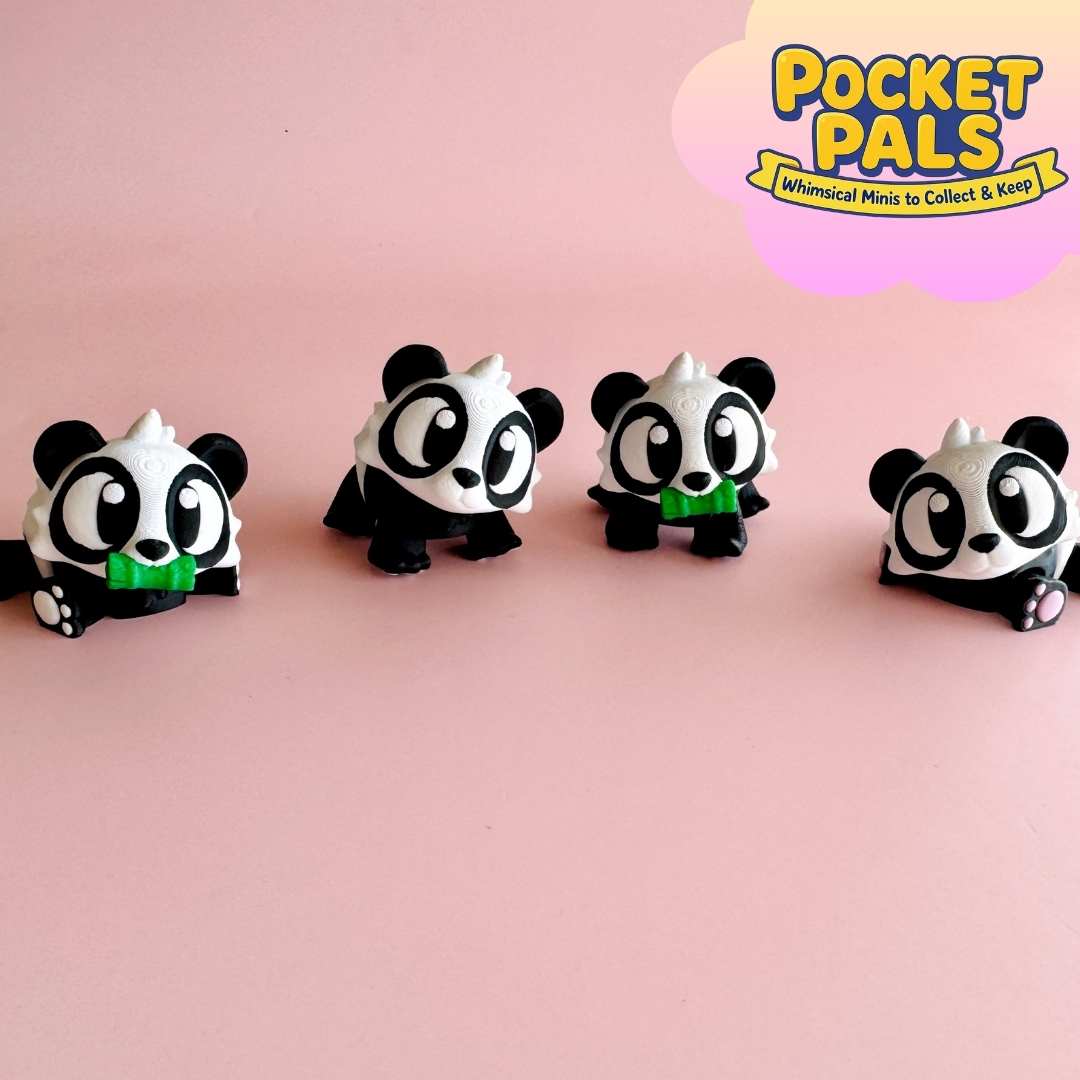 Panda Pocket Pal – Mini and Classic Collectible Panda Figure