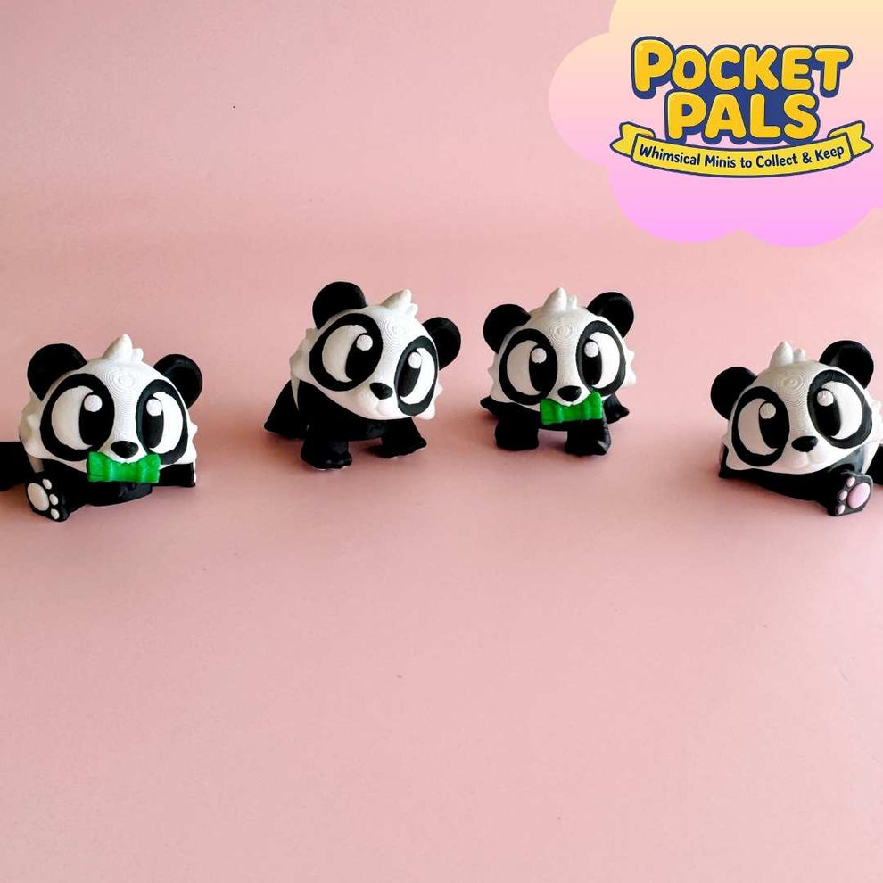 Panda Pocket Pal – Mini and Classic Collectible Panda Figure
